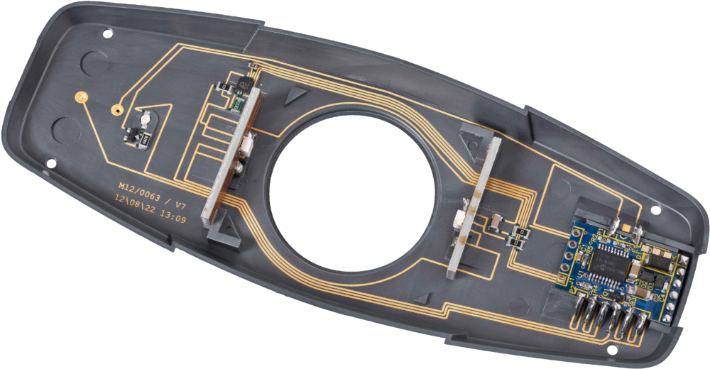 Lighting module for vehicle interior - Harting 3D MID
