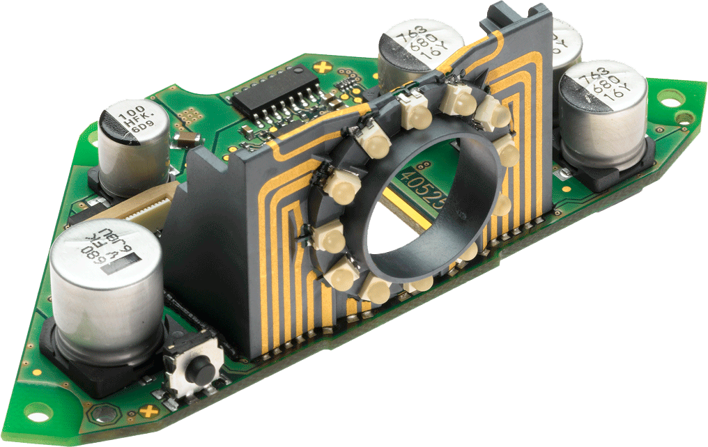 Lighting module for a security system - Harting 3D MID